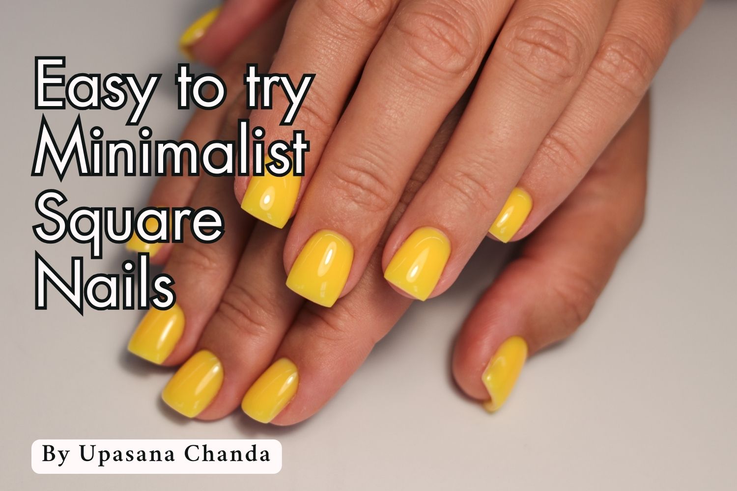 25 Easy-to-try Minimalist Square Nails – upasanachanda.com